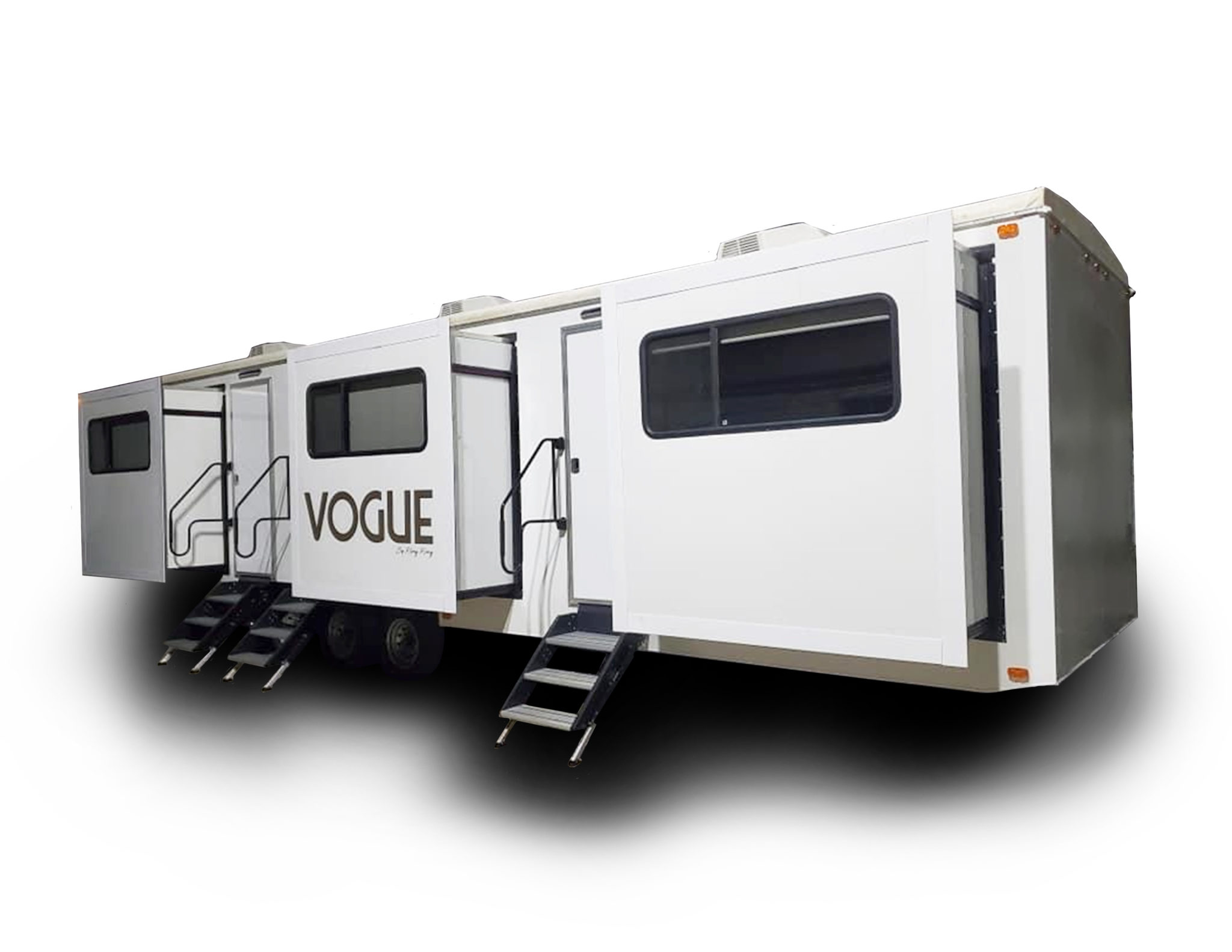 Vogue 8 Station Makeup Trailer with Slideout | King Kong Production ...